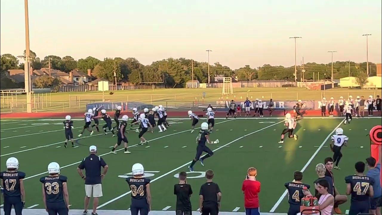 McMeans Jr High football vs Memorial Parkway Jr High 8th Grade A 9/27/2022 - YouTube