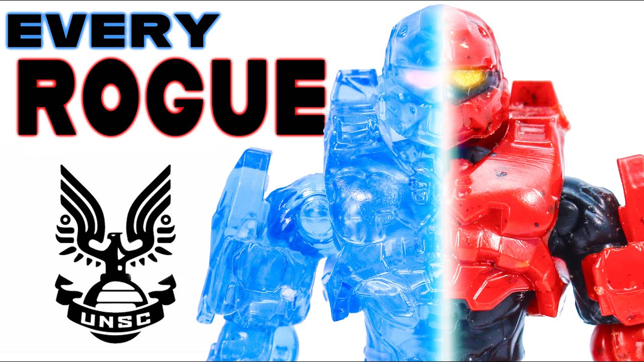 Mega Construx Halo 3 ROGUE Spartan Comparison - YouTube