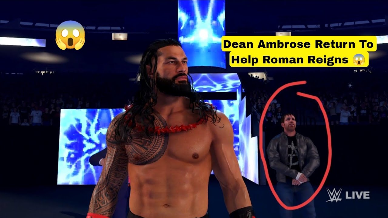 Roman Reigns Return With Dean Ambrose At SummerSlam 2024 - YouTube