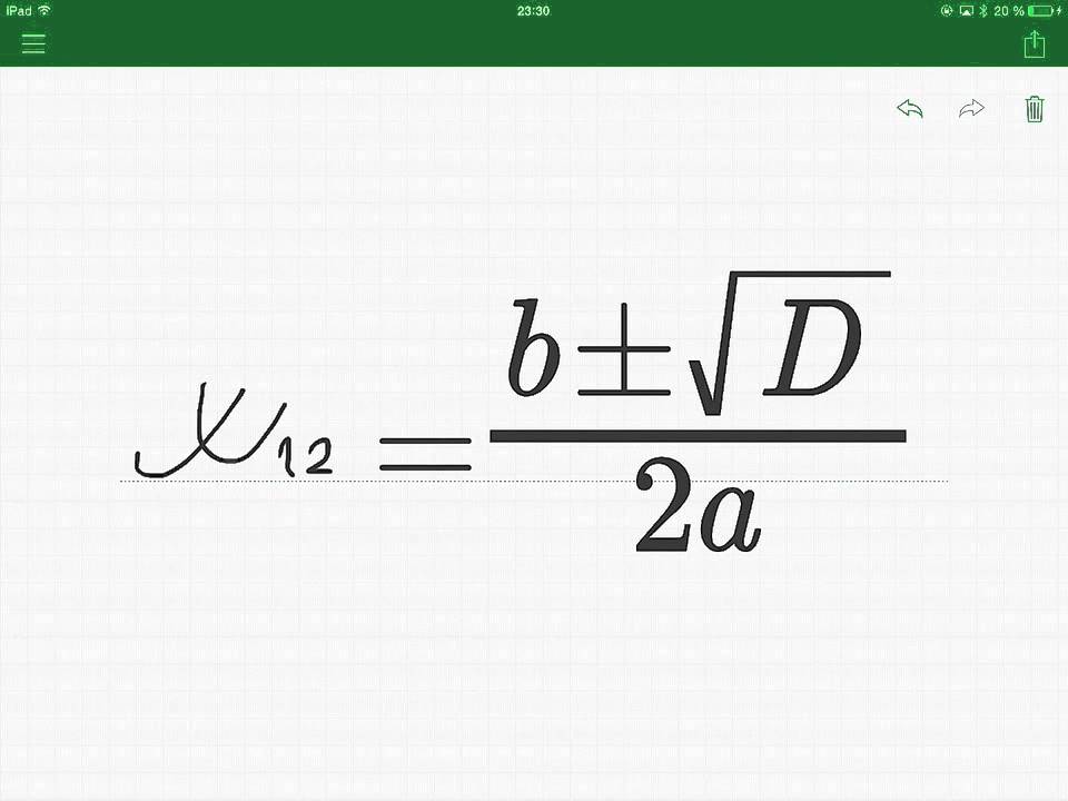 Oprava výrazu v aplikaci MathPad - YouTube
