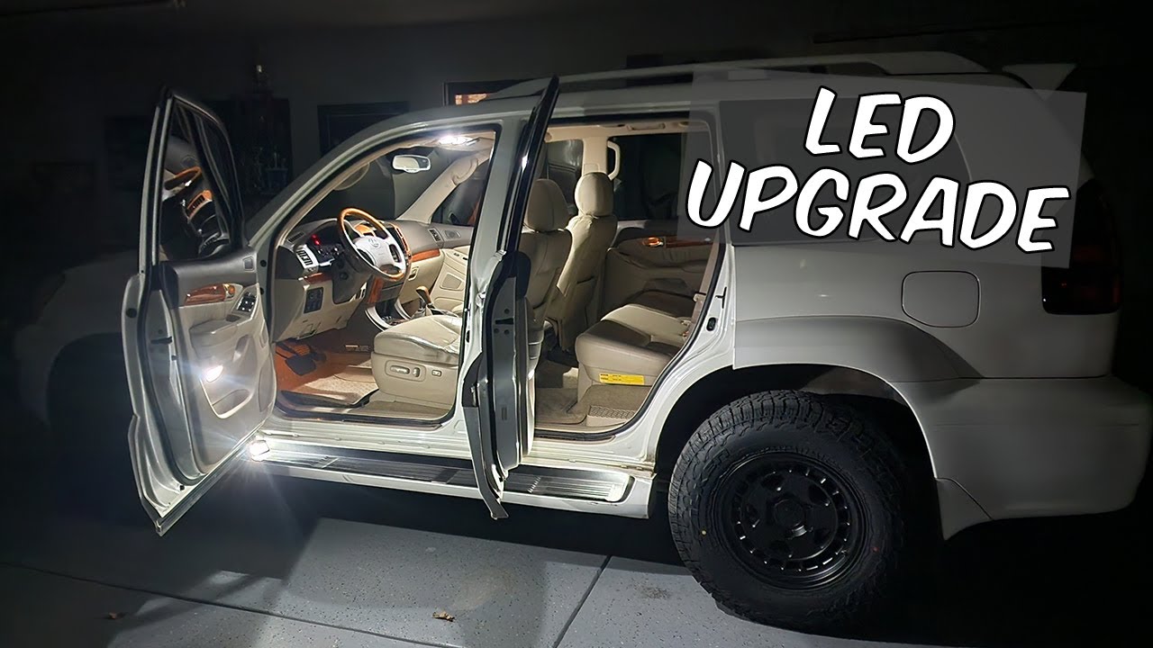How to install all LED Light upgrades on the GX470! - YouTube