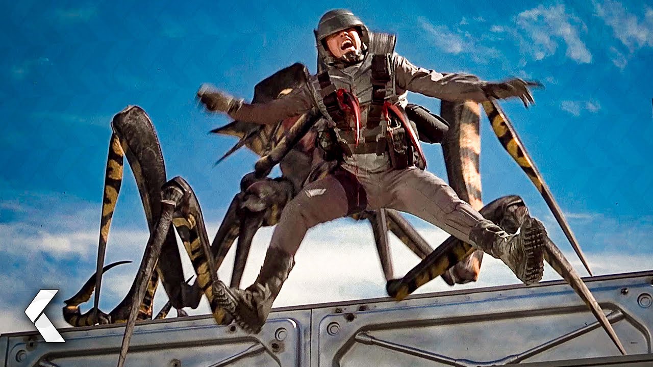 Outpost Whiskey Battle Scene - Starship Troopers (1997) - YouTube