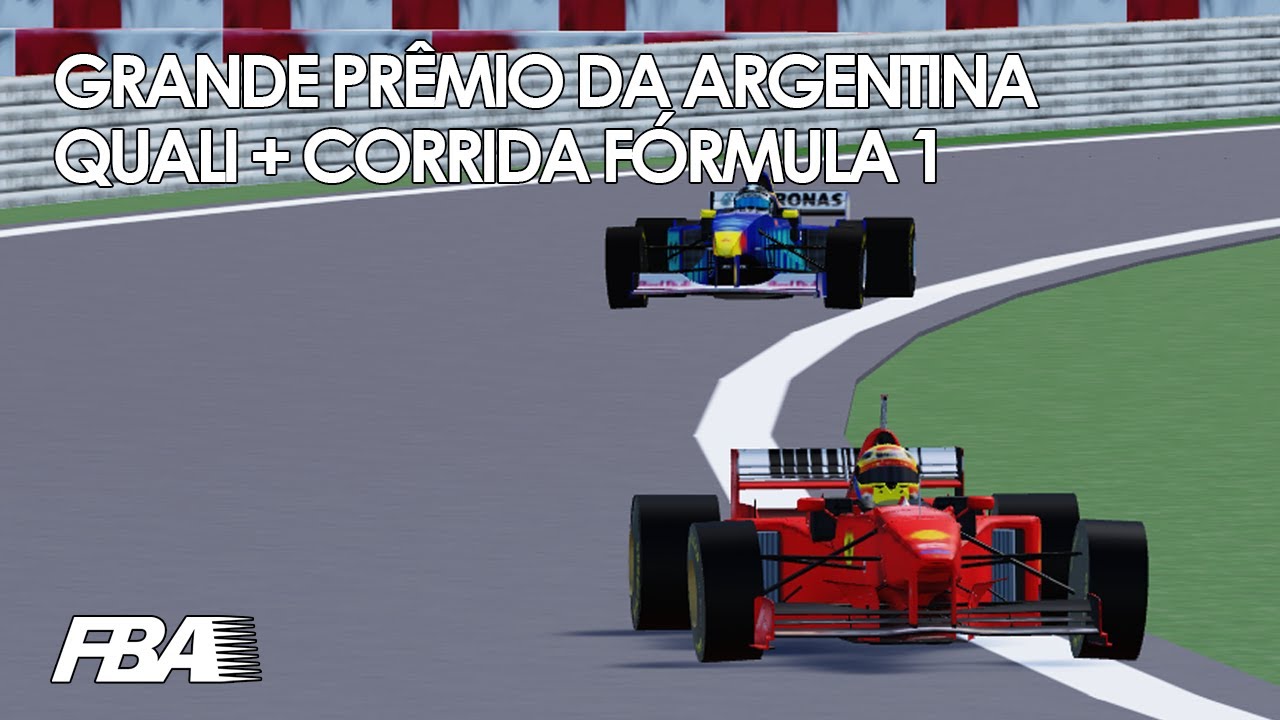 FBA RETROFORMULA 97 - FORMULA 1 GRANDE PRÊMIO DA ARGENTINA - QUALI ...