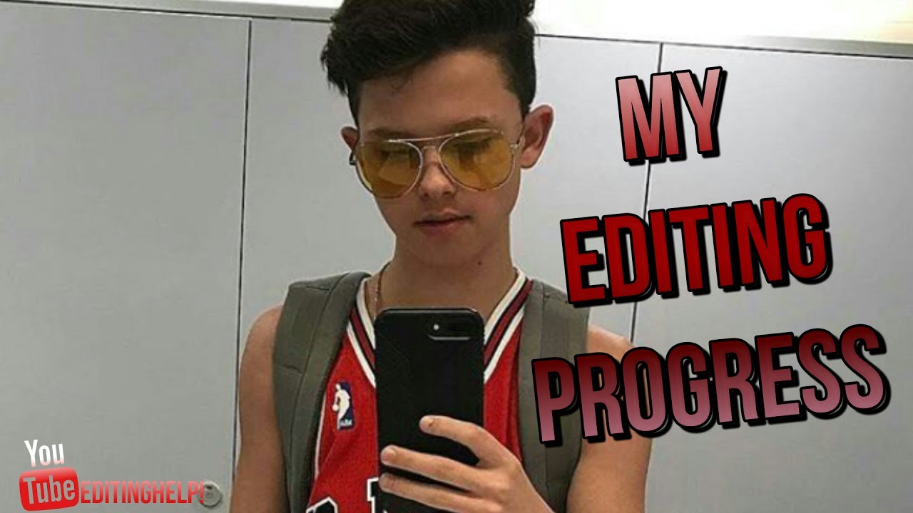 My editing progress! - YouTube
