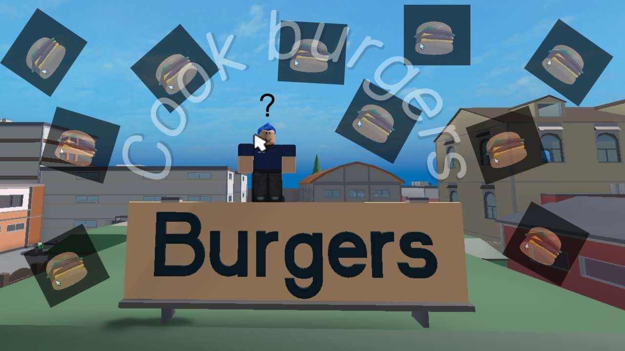 Making an even taller burger(Roblox cook burgers) - YouTube