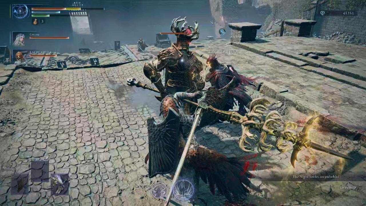 ELDEN RING NIGHTREIGN Mini Boss Crucible Knight - YouTube