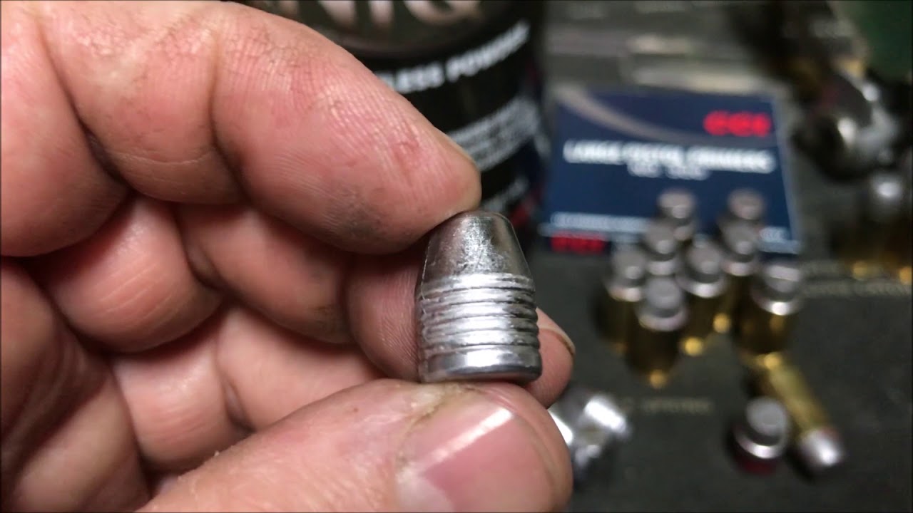 45ACP Heavy Hard Cast Lead - YouTube