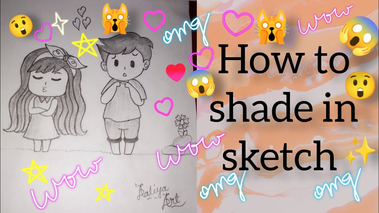 How to shade in Sketch? Easy way to shade in sketch for beginners ...