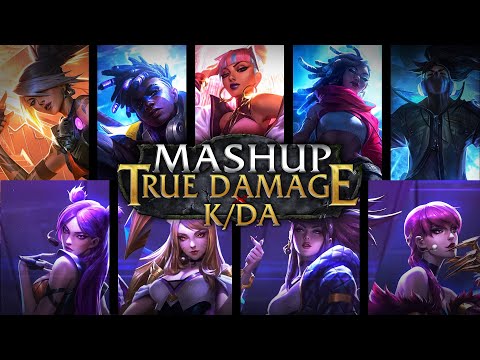League of Legends Song - K/DA & True Damage - GIANTS x POP STARS Mashup/Remix