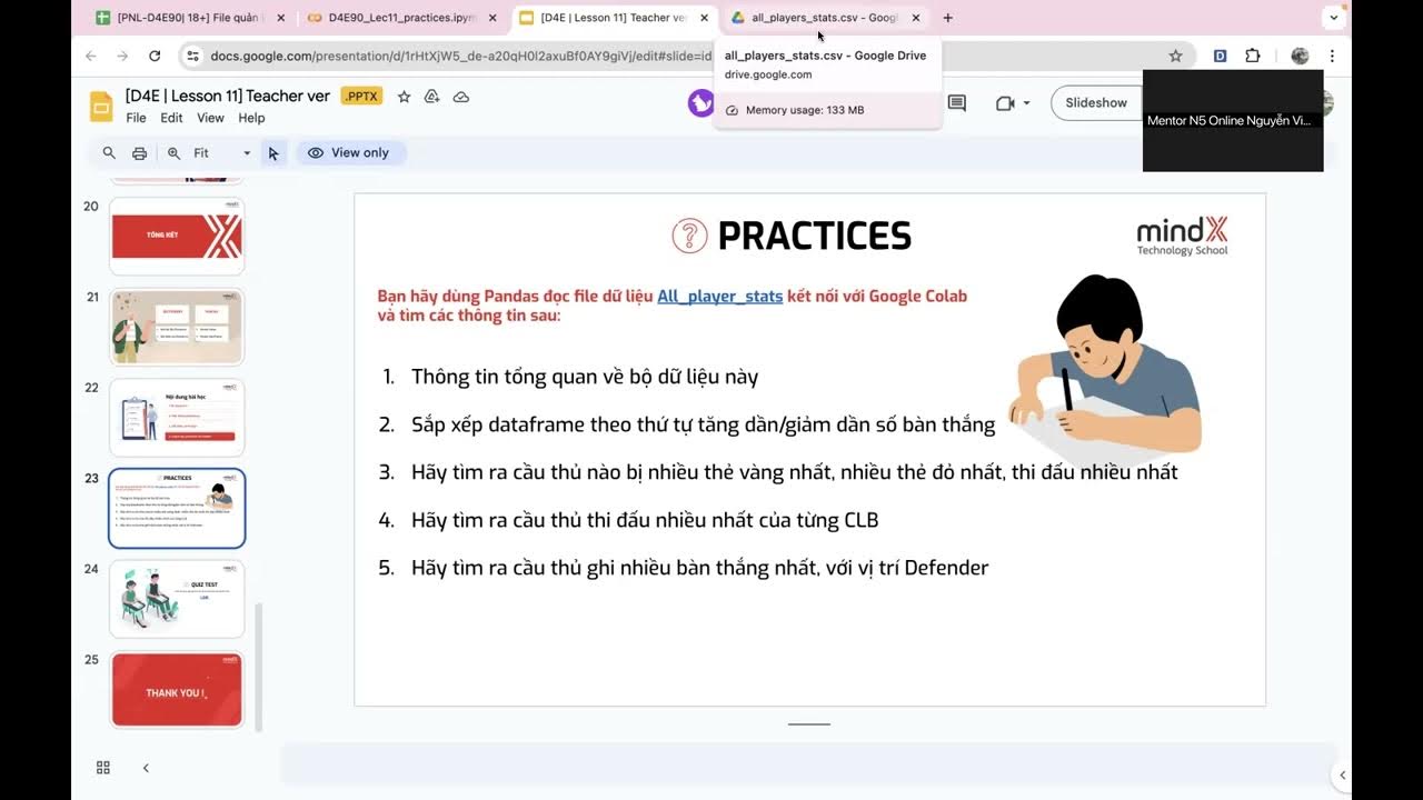 D4E90 - Practices - Lec 12 - YouTube