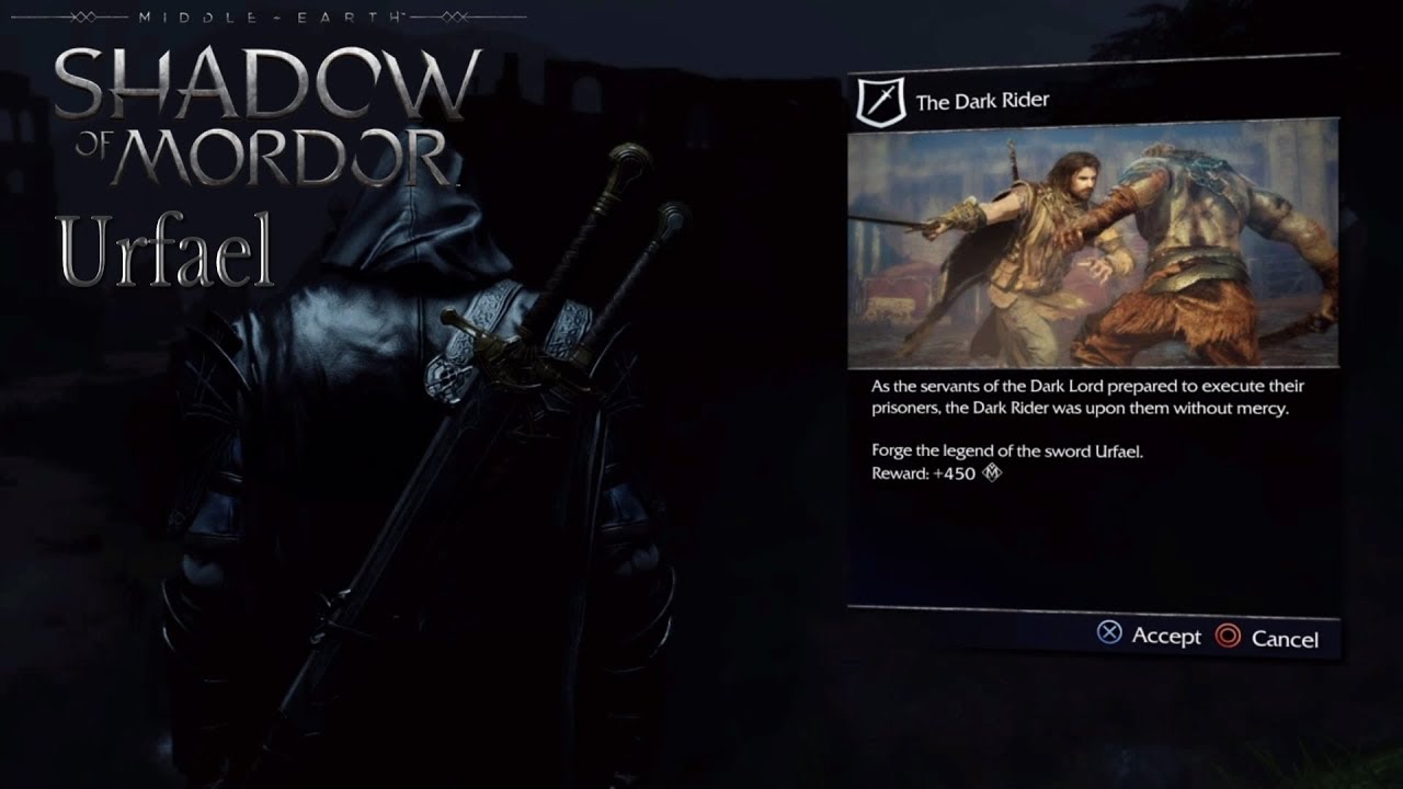 Middle earth™ Shadow of Mordor™ Urfael The Dark Rider - YouTube