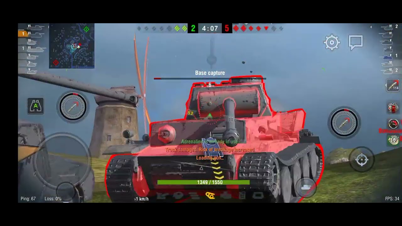 world of tank blitz AMX 12 t ,blasteroid Neo gameplay - YouTube