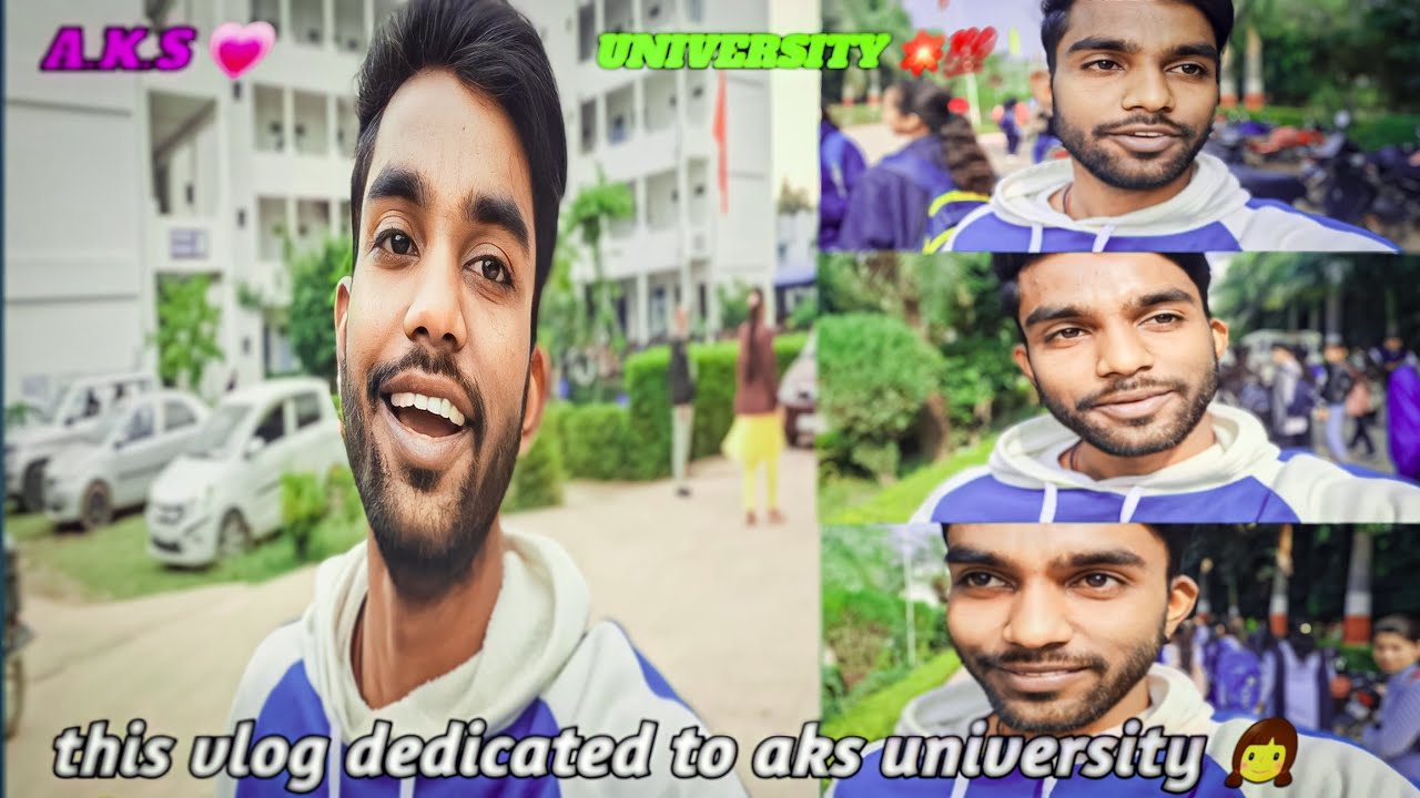 this vlog dedicated to aks university girls 👧 😱;aks university satna vlogs;#vlog #blogger # ...