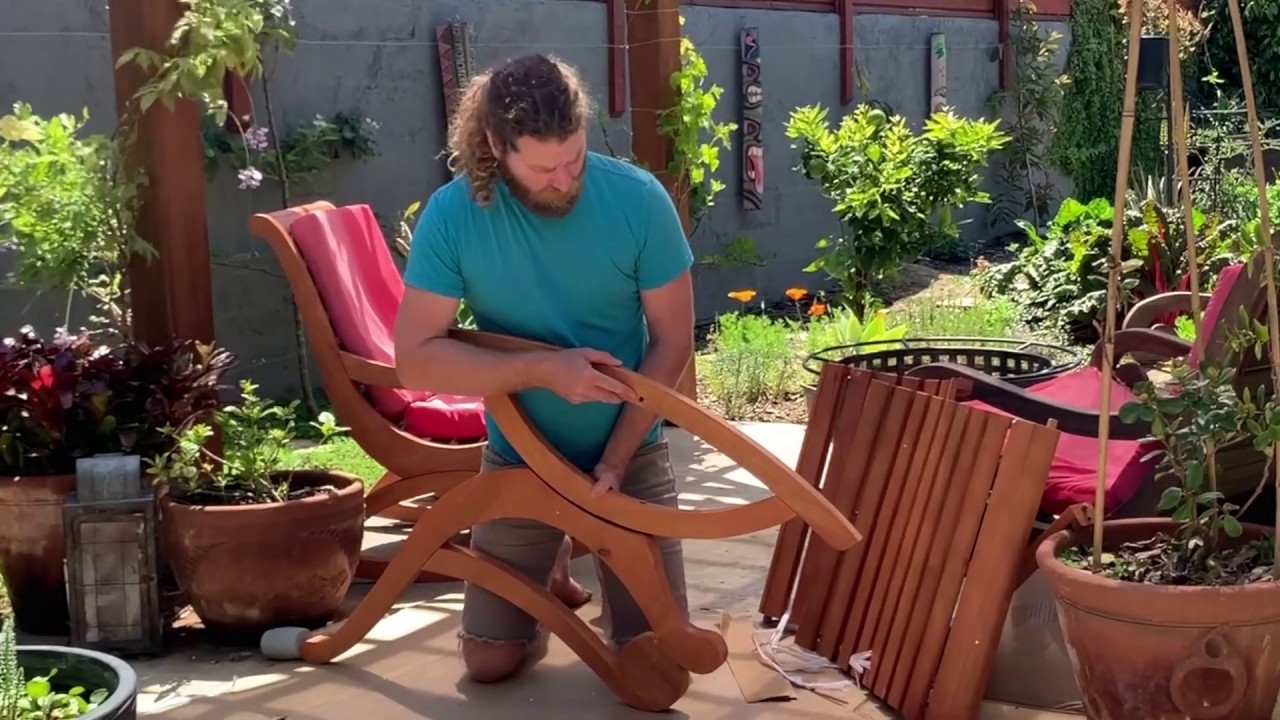 Safavieh Rocking Chair Construction: How To - YouTube