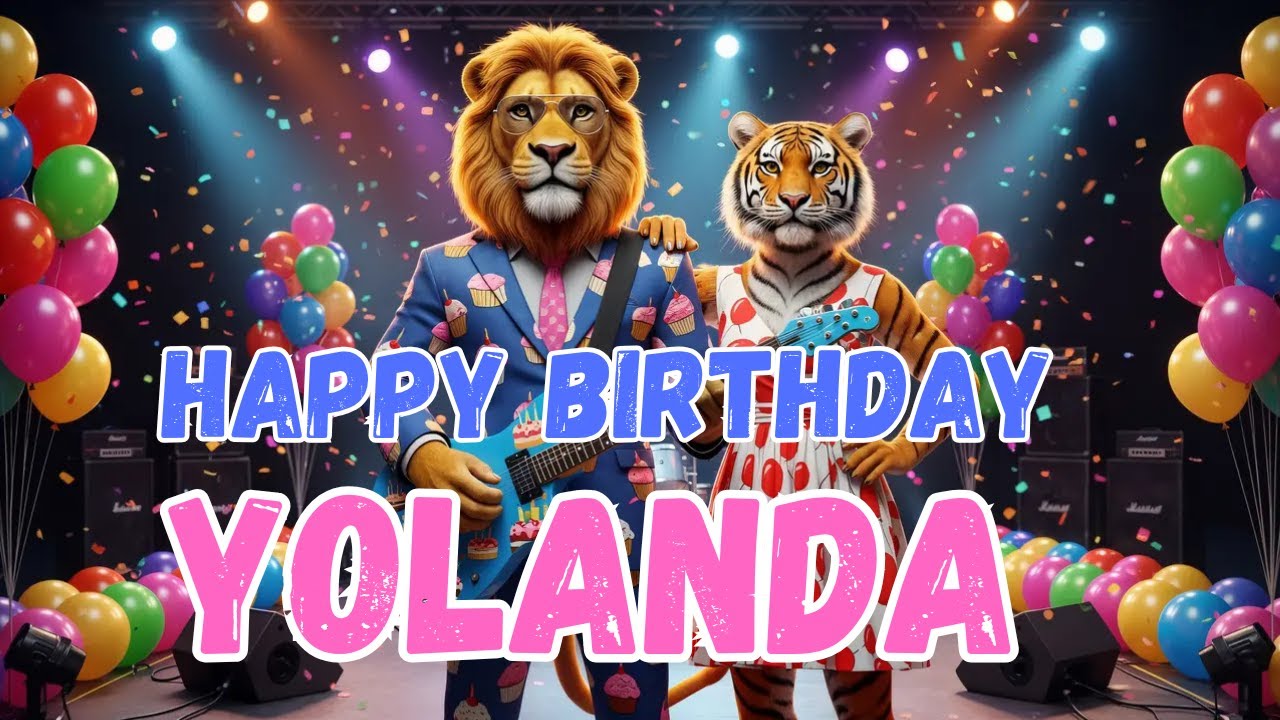 YOLANDA Happy Birthday Song - Happy Birthday to Yolanda - YouTube