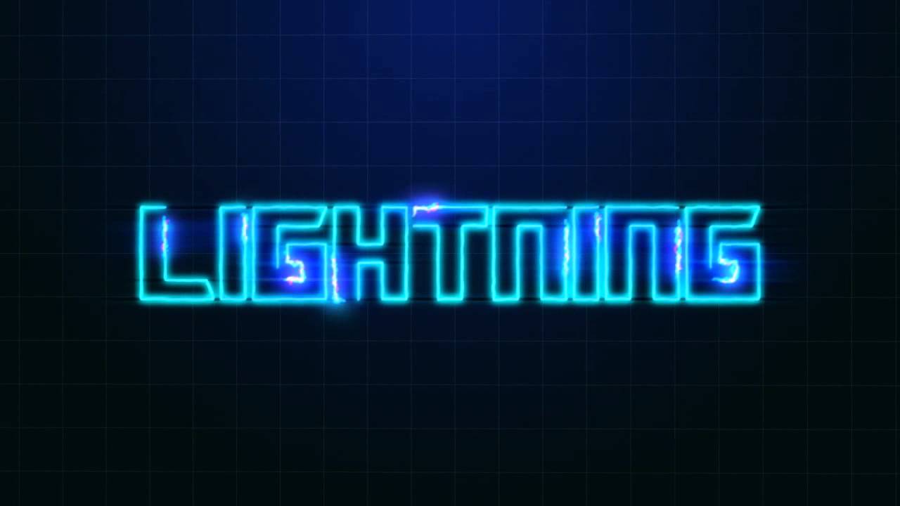 After effects LIGHTNING - YouTube