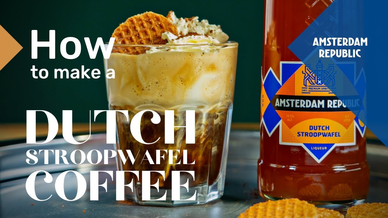 How to make a Dutch Stroopwafel Coffee? | Amsterdam Republic - YouTube