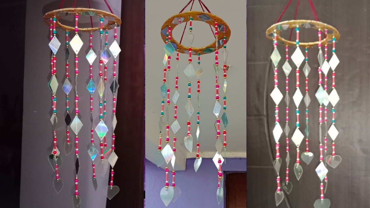 DIY Jhoomar How To Make Jhoomar Chandelier With Old Cd Old Cd Craft diy-jhoomar-how-to-make-jhoomar-chandelier-with-old-cd-old-cd-craft