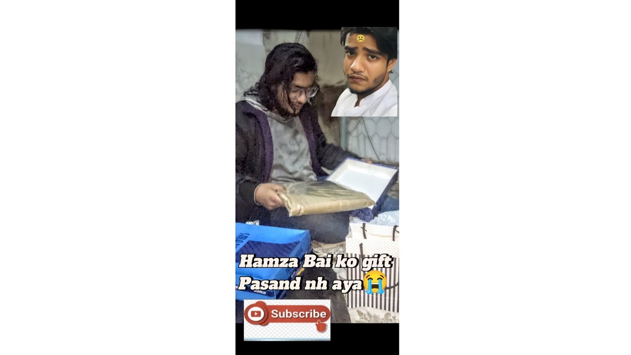 Birthday celebrate too Hamza Hamza ko gift Pasand nh aya 😭#birthdaycelebration like shear ...