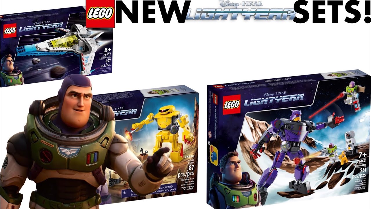 NEW LEGO Lightyear Sets Revealed! - Zurg Bot, Space Ranger Ship And ...
