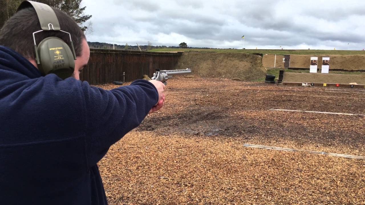 Taurus 66 .44 Magnum Long Barrel Revolver Single Action Shooting - YouTube