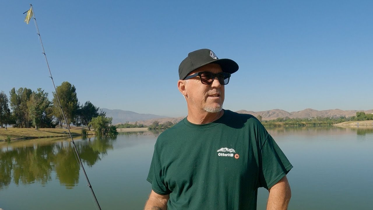 Fishing Prado Regional Park Lake - YouTube