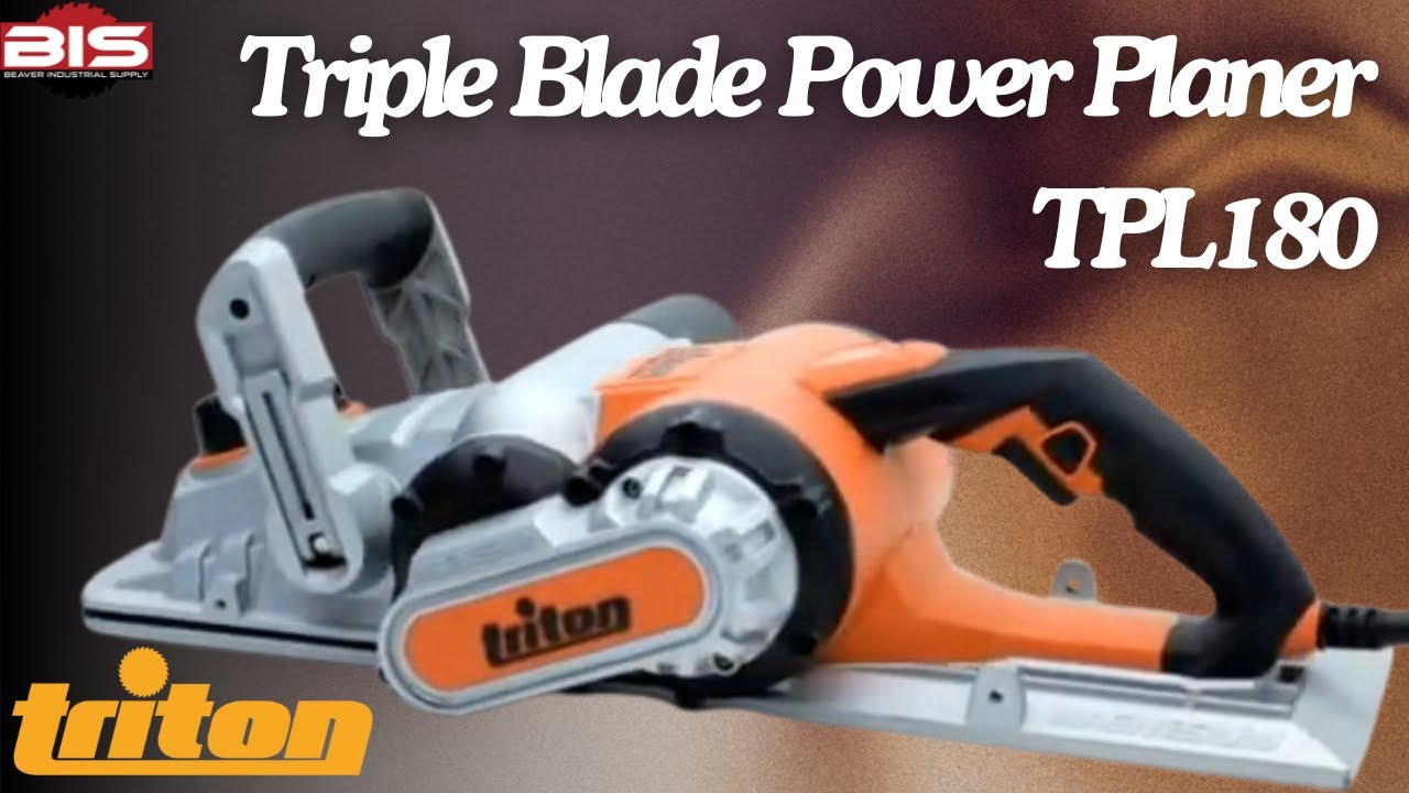 Triton Triple Blade Power Planer TPL180 - YouTube