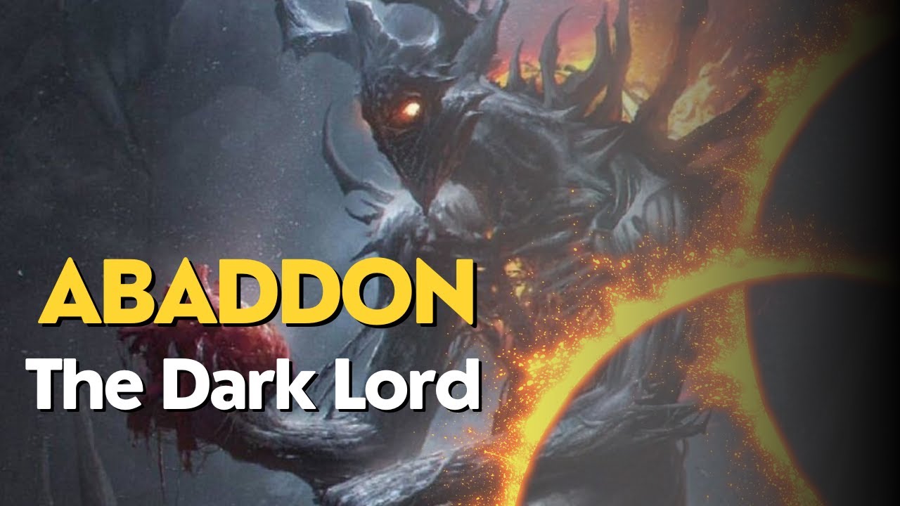 The Demon Abaddon: The Dark Lord of the Underworld - YouTube