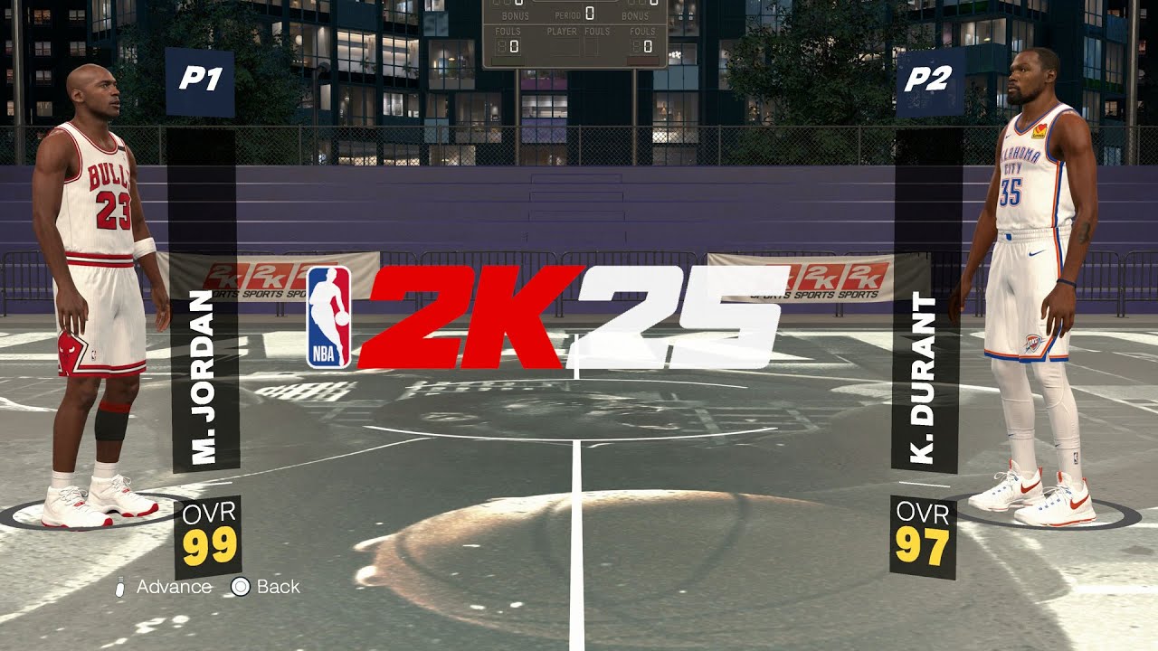 NBA 2K25 - Michael Jordan Vs Kevin Durant I NBA BLACKTOP I FULL ...