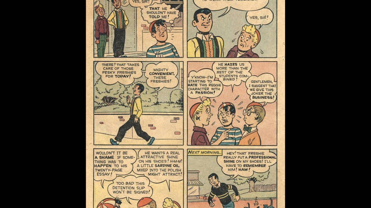 Archie's Rival Reggie 001 [comic book] - YouTube