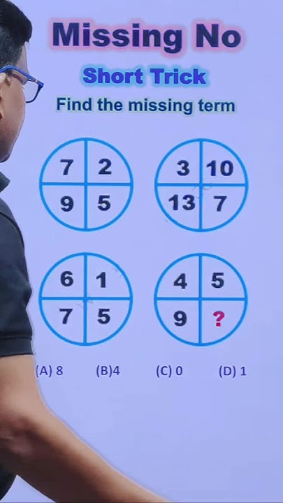 Missing Numbers Tricks | Maths Tricks | Reasoning Puzzles | #maths #education #shortvideo # ...