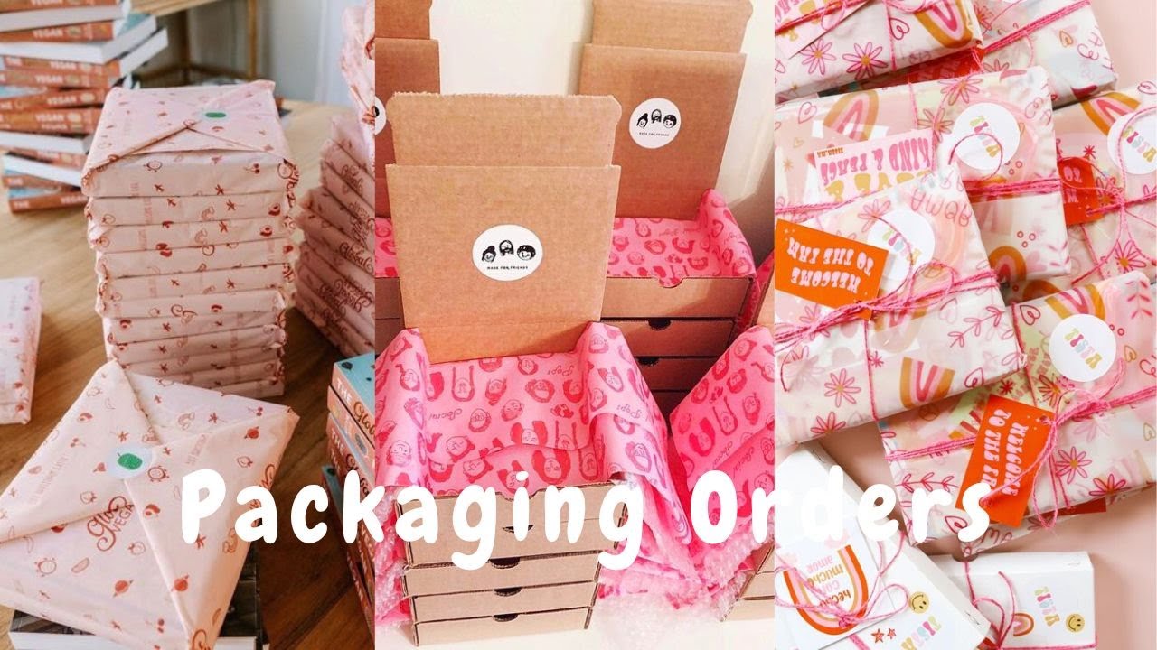 packaging orders 🌷 Tiktok Compilation - YouTube