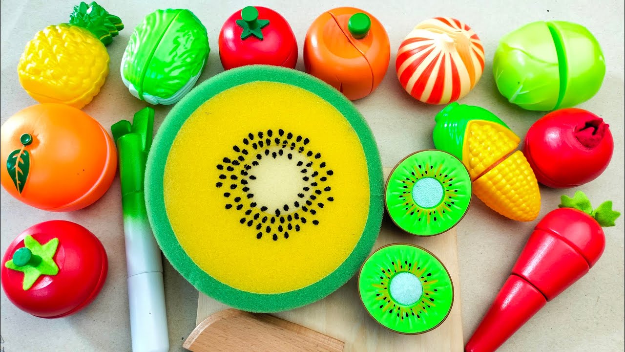 Satisfying Video ASMR | How to Cutting Kiwi, Carrot, Pumpkins, Fruits and Vegetables | Squishy ...