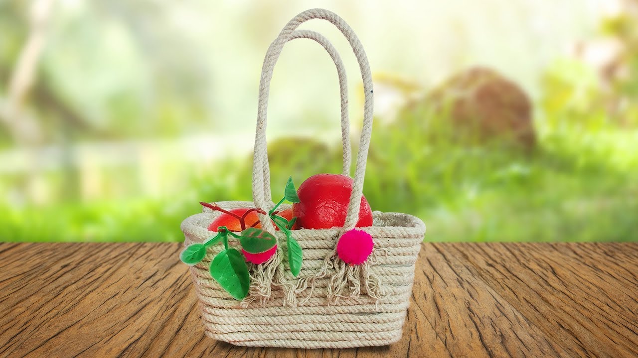 6 Amazing Jute and Rope Crafts for everyday use | Best DIY Video | 1 ...