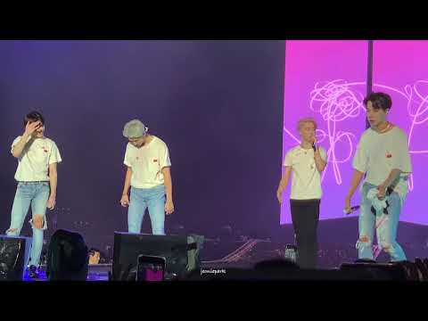 [190119] BTS 방탄소년단 LYS IN SG - JIMIN's Ending Ment + 'Promise'