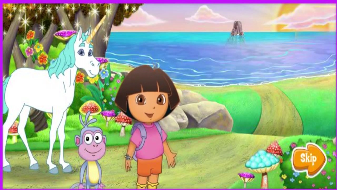 Dora Saves King Unicornio Dora Games - YouTube