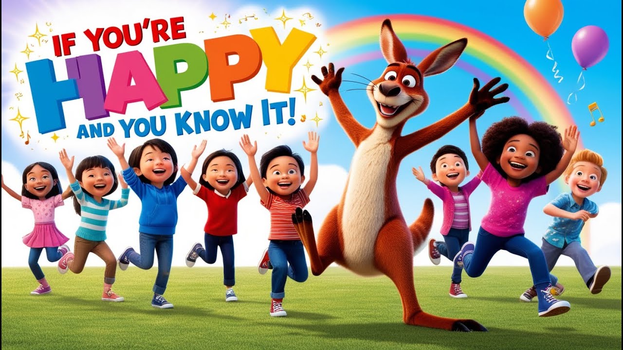 "If You’re Happy and You Know It 🎶 Fun Actions Song for Kids | Sing ...