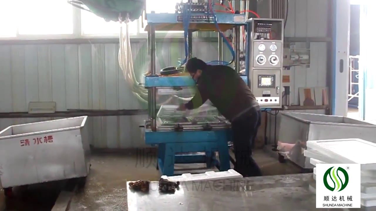 Semi-automatic Shape Molding Machine With Vacuum - YouTube