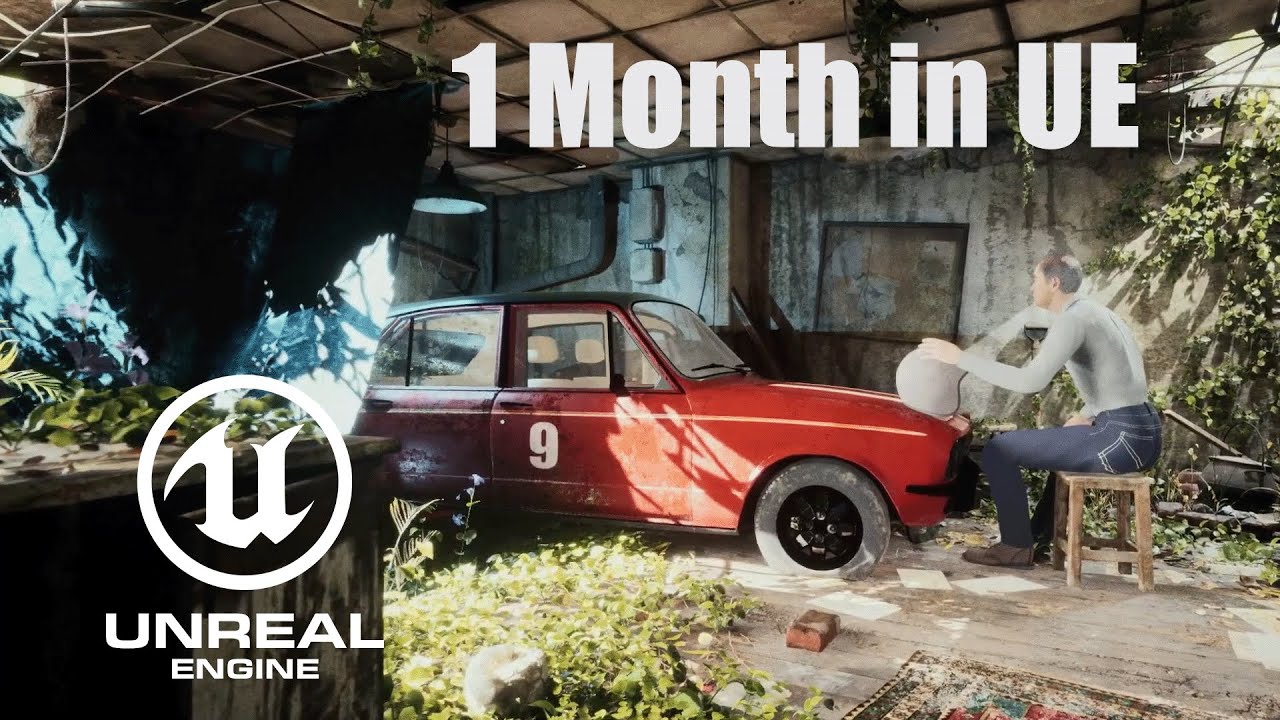 My first cinematic in unreal engine 5 - short film "His race" - YouTube