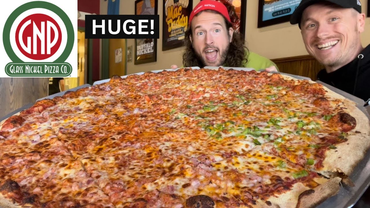 GLASS NICKEL'S 30'' ZAGANTUAN TEAM PIZZA CHALLENGE W/MAGIC MITCH - YouTube