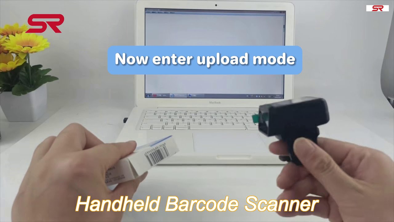 fr100 handheld barcode scanner ring type bluetooth mini wireless ...