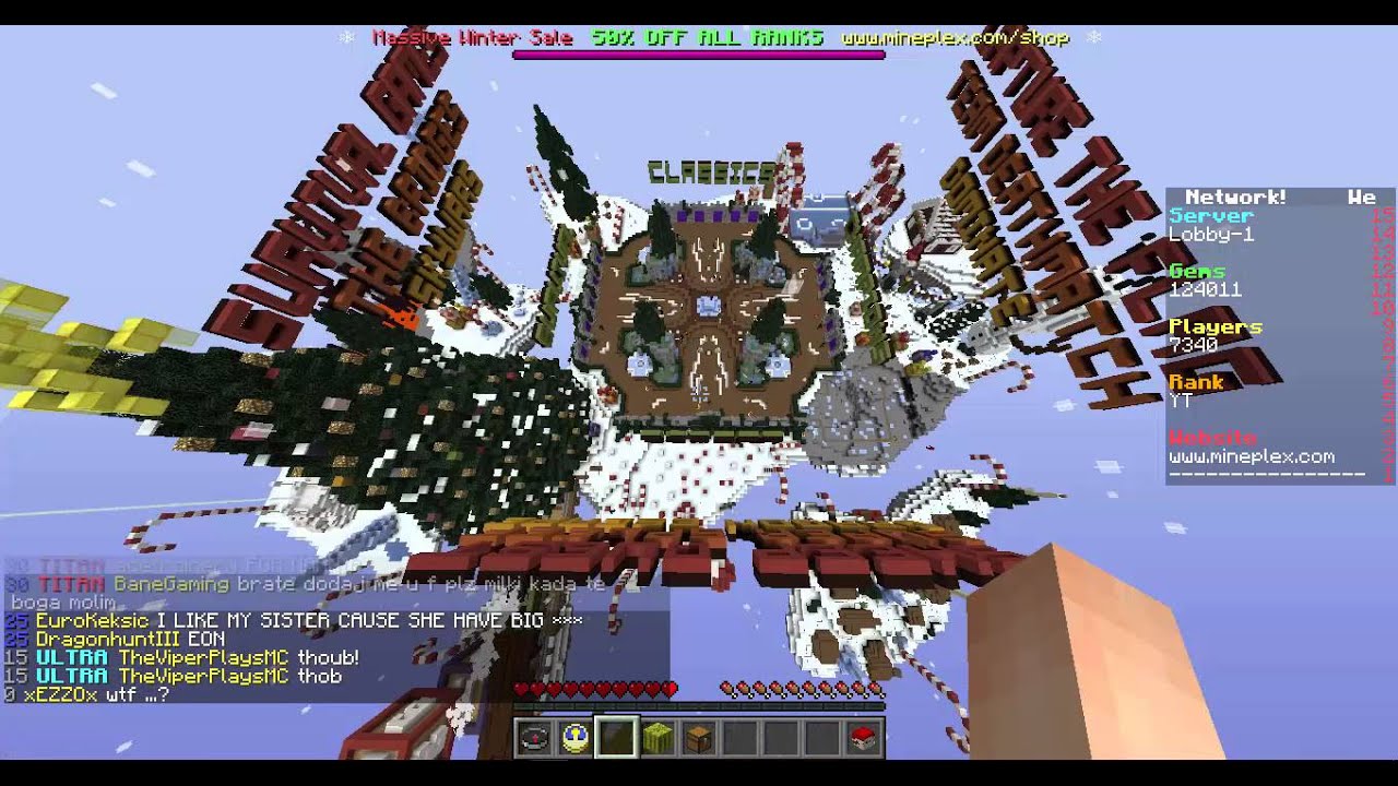 MINEPLEX YT RANK ! - YouTube