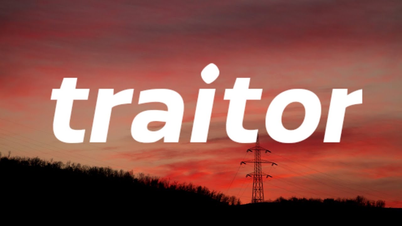 Olivia Rodrigo - traitor (Lyrics) - YouTube