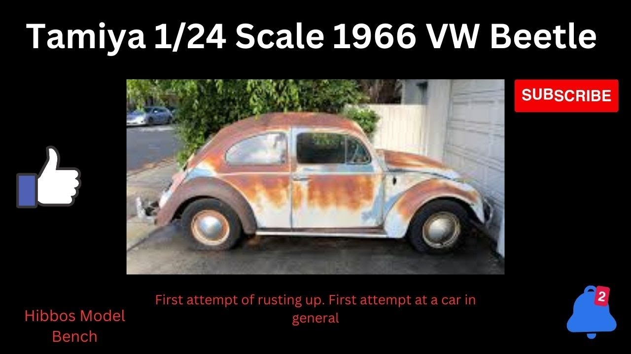 Episode 6 of the "Beat up Beetle" build. How I made my plastic VW rusty ...