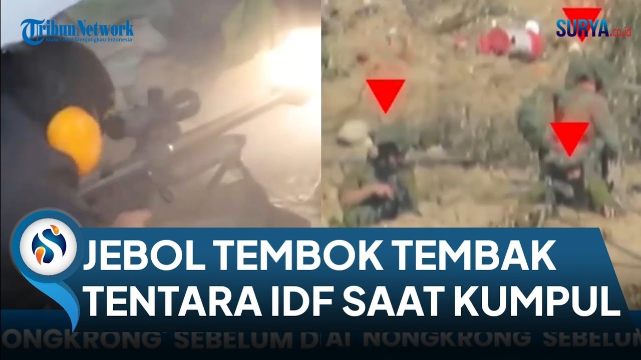 AKSI Sniper Al Quds Jebol Tembok Tembaki Tentara IDF yang Sedang Kumpul ...