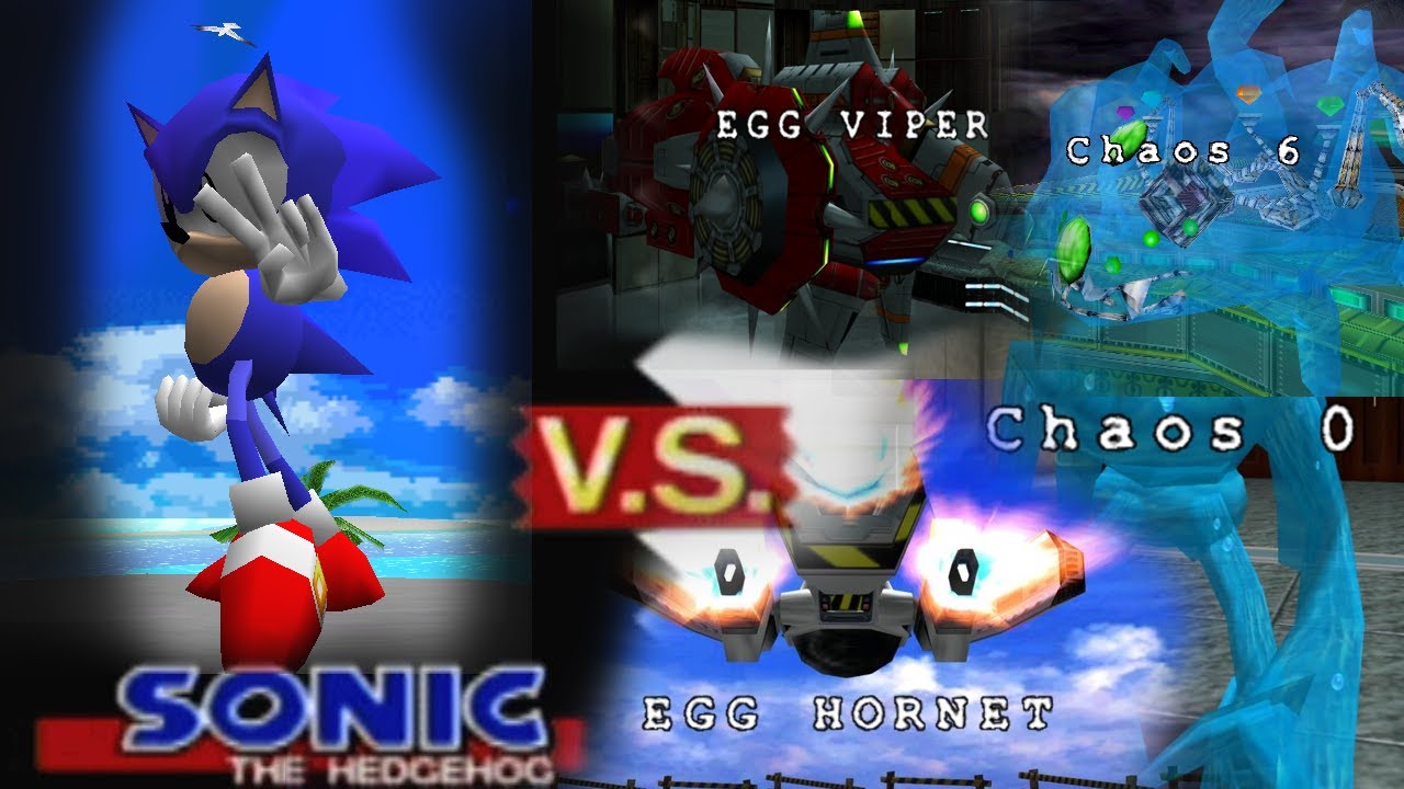 Sonic The Fighters Vs all bosses SADX Mod no damage - YouTube