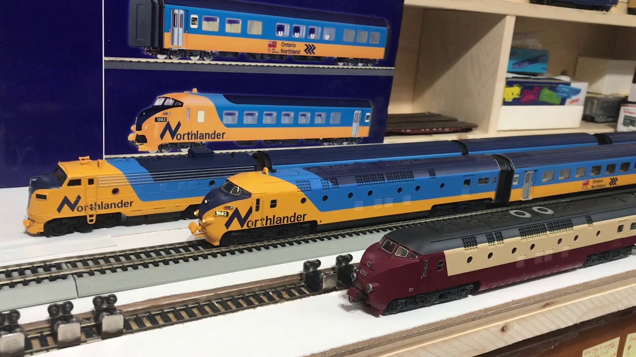 Ontario Northland in HO Part 38: Marklin and ROCO Northlander Trainsets - YouTube