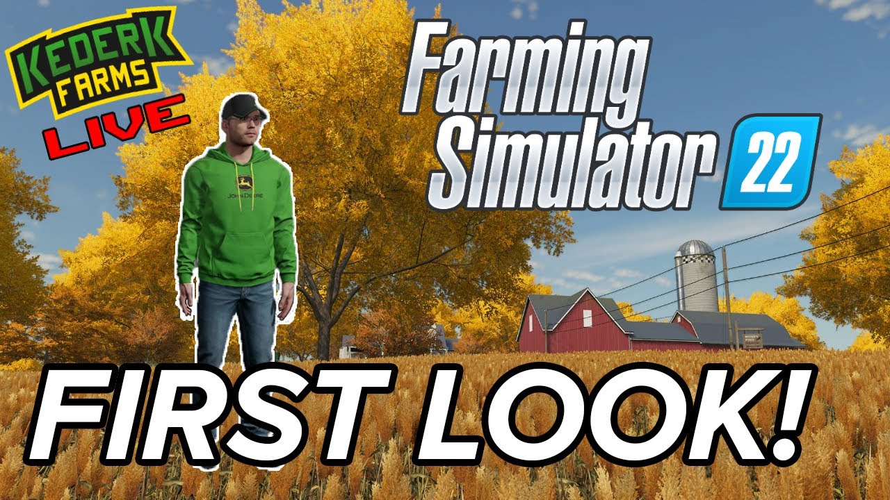 🔴 Farming Simulator 22 - First Look! (Silos Augers American Equipment ...