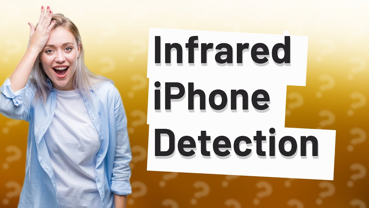 How do I use my iPhone to detect infrared? - YouTube