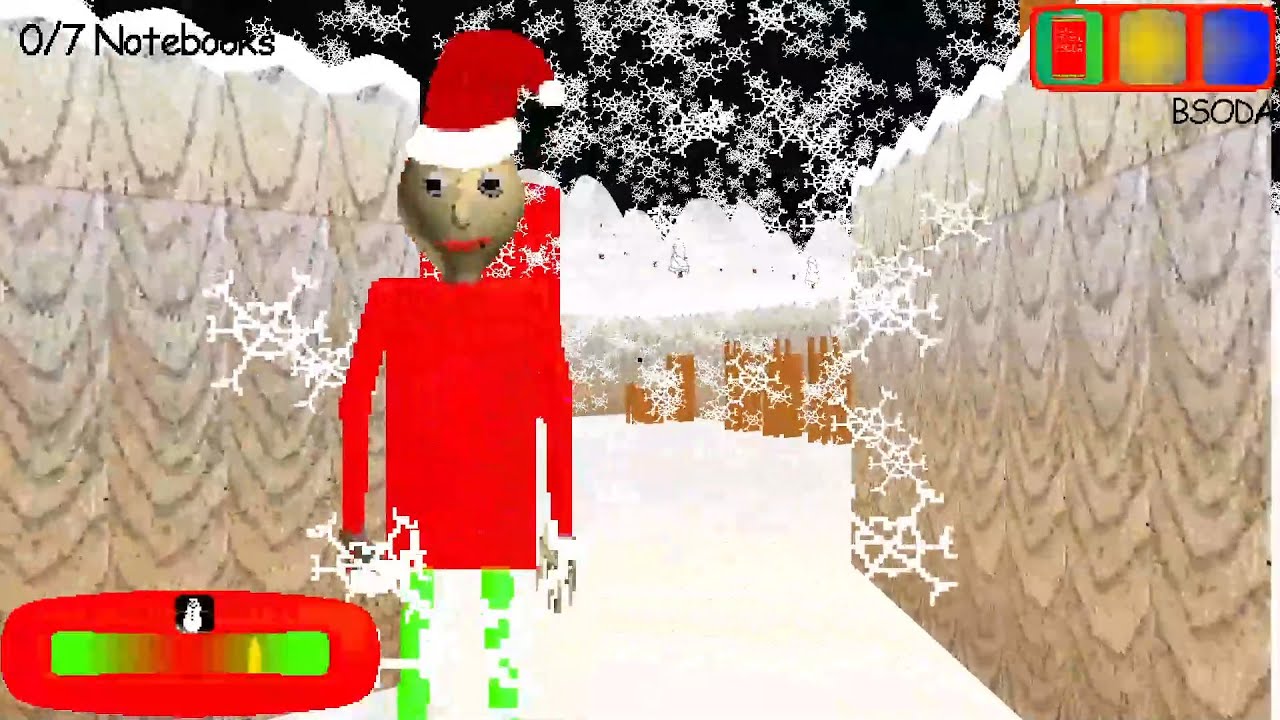 Baldi's Basics Christmas Bash Remastered - YouTube
